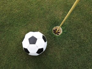 Combined football and golf on our 14-hole FootGolf course - GolfPlex